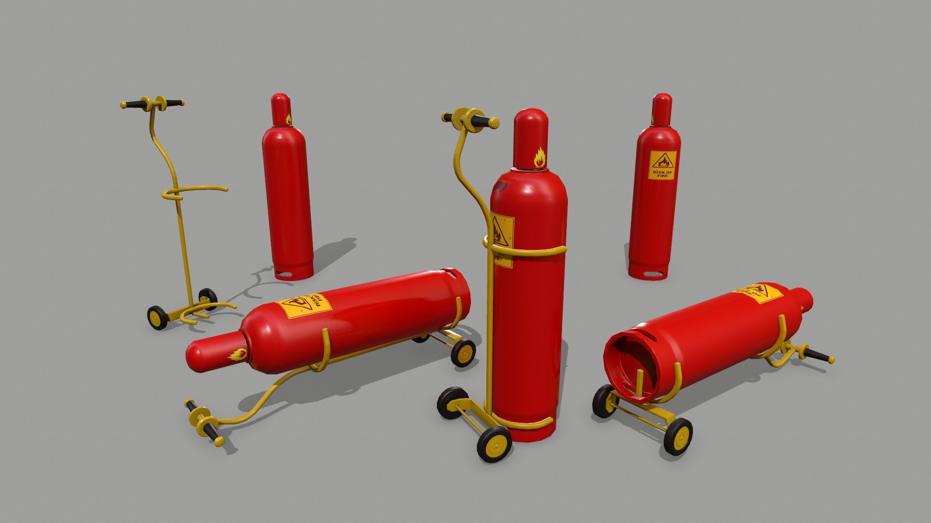 Gas Cylinder 3D Model - TurboSquid 1525933