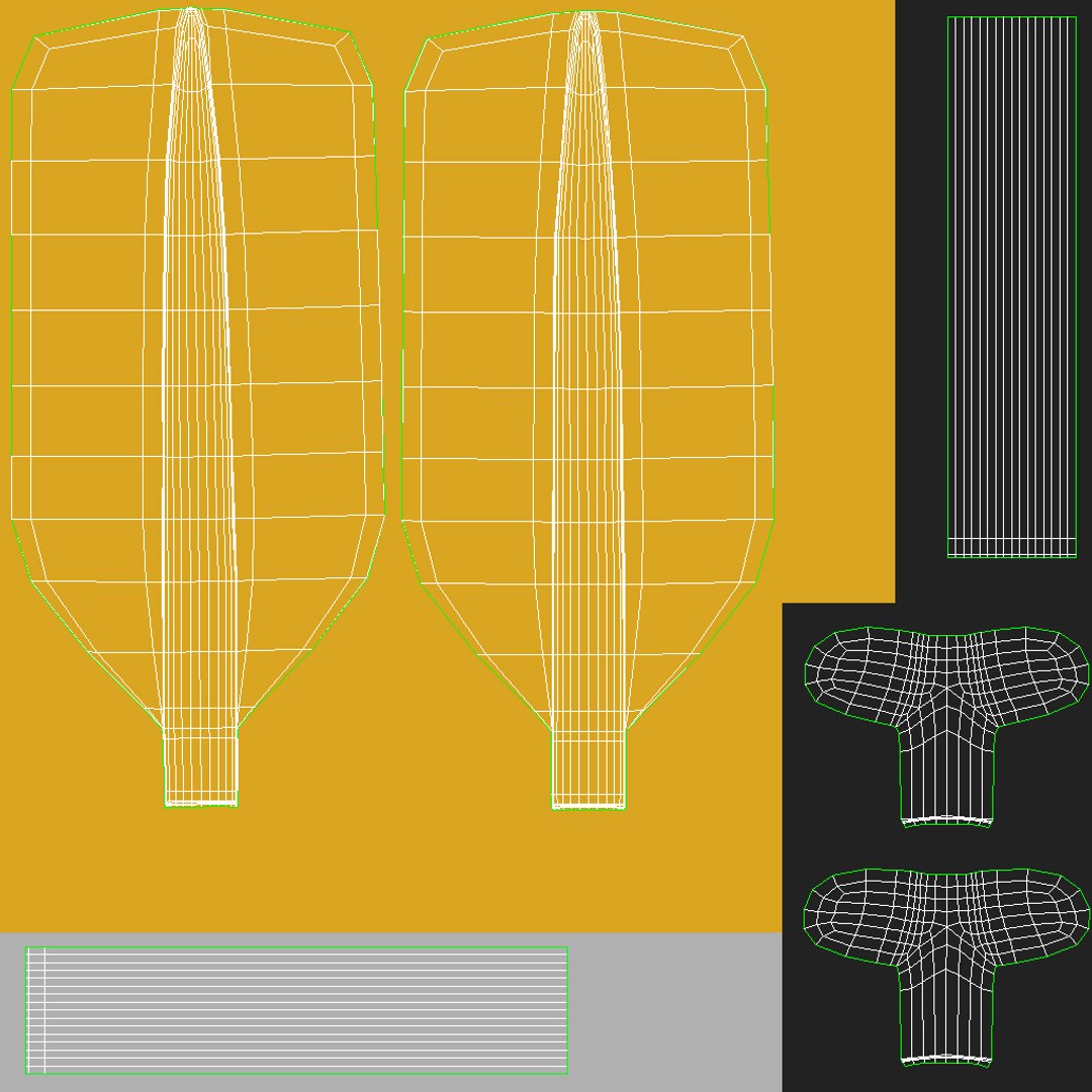 3D Model Paddle 03 - TurboSquid 1911100
