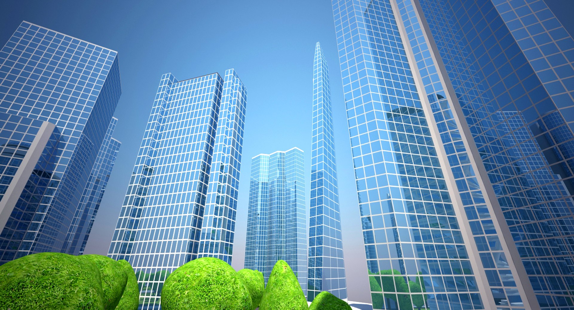 Modern City 3D - TurboSquid 1236842
