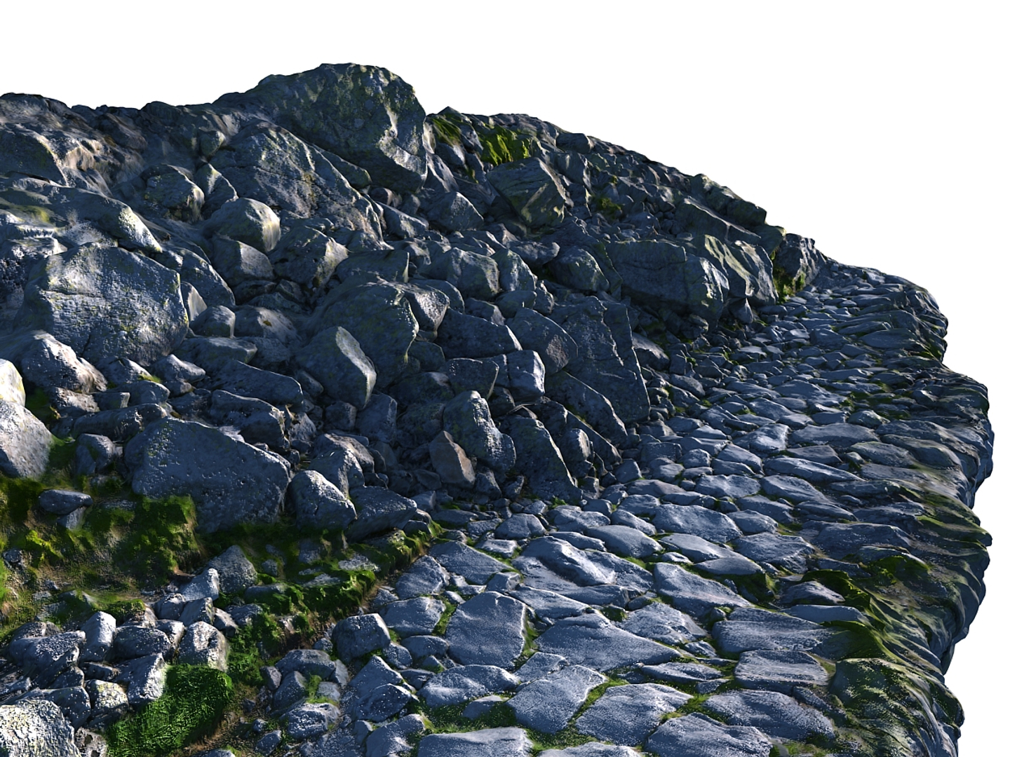 3D Model Mountain Road - TurboSquid 1171925
