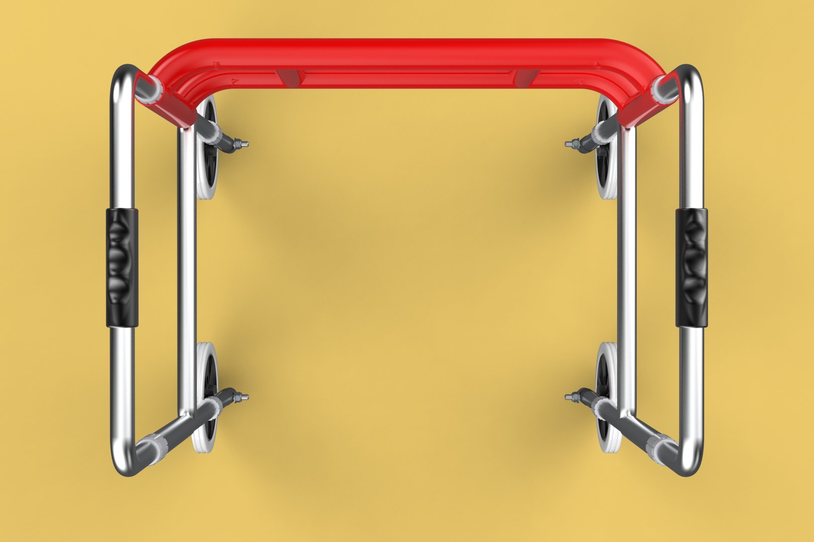 3D ROLLING WHEELED WALKER ZIMMER WALKING FRAME ROLLATOR FOLDABLE Model ...