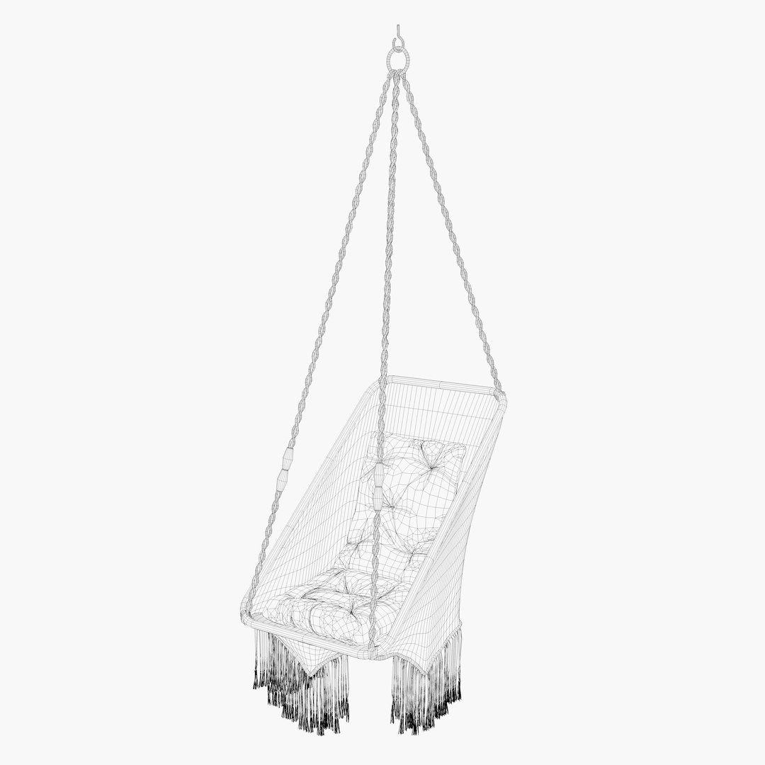 3D Single Seat Hanging Swing - TurboSquid 1990470