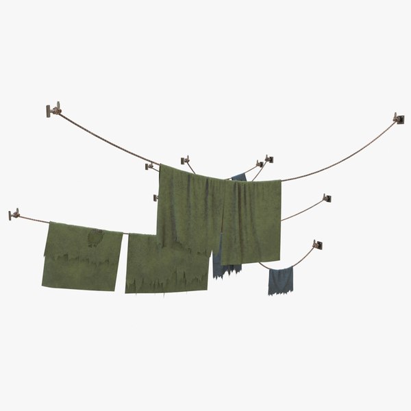 Clothes Line 3D Models for Download | TurboSquid