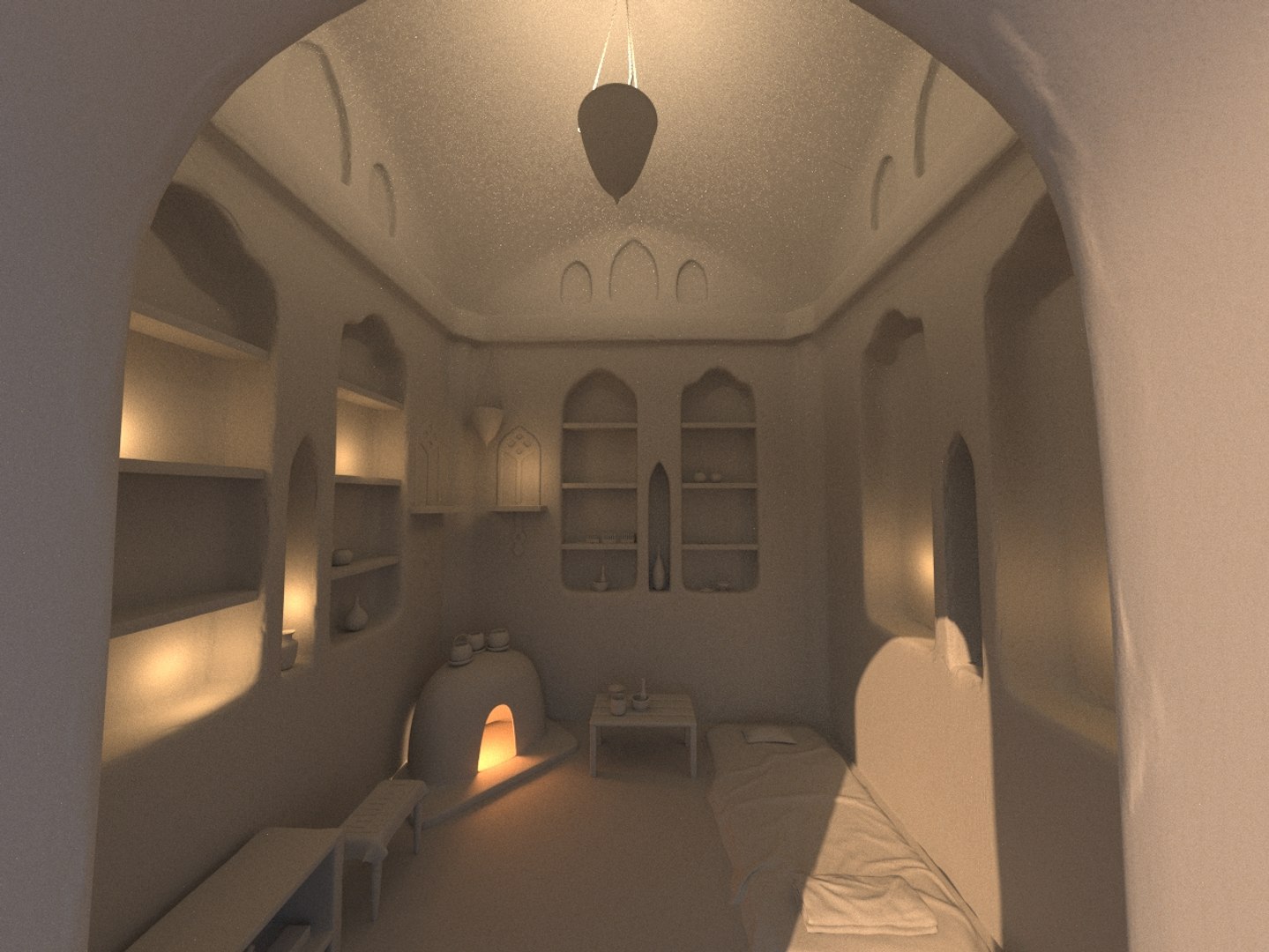 Old Interior House 3D Model - TurboSquid 1630621