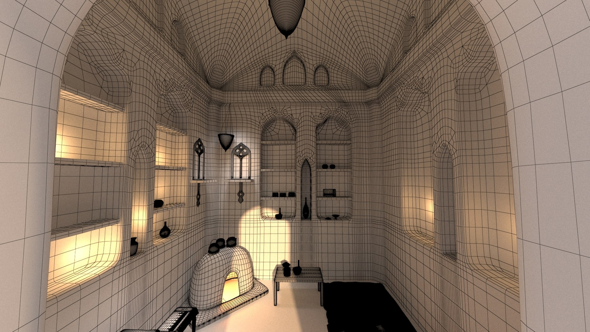 Old Interior House 3D Model - TurboSquid 1630621