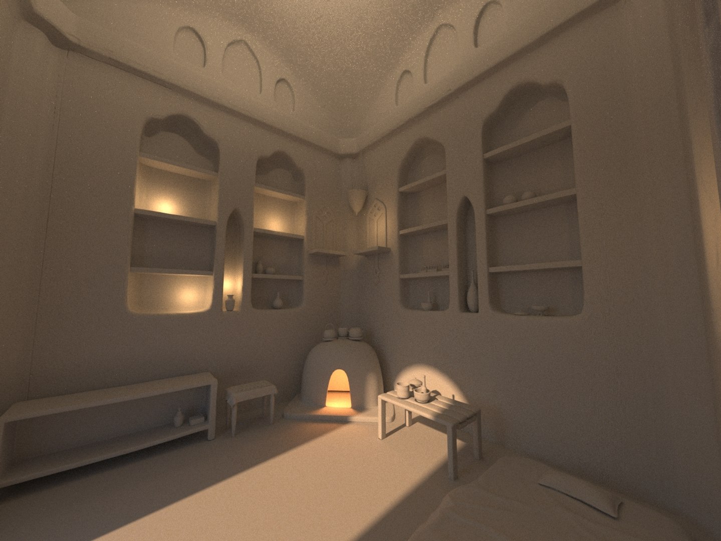 Old Interior House 3D Model - TurboSquid 1630621