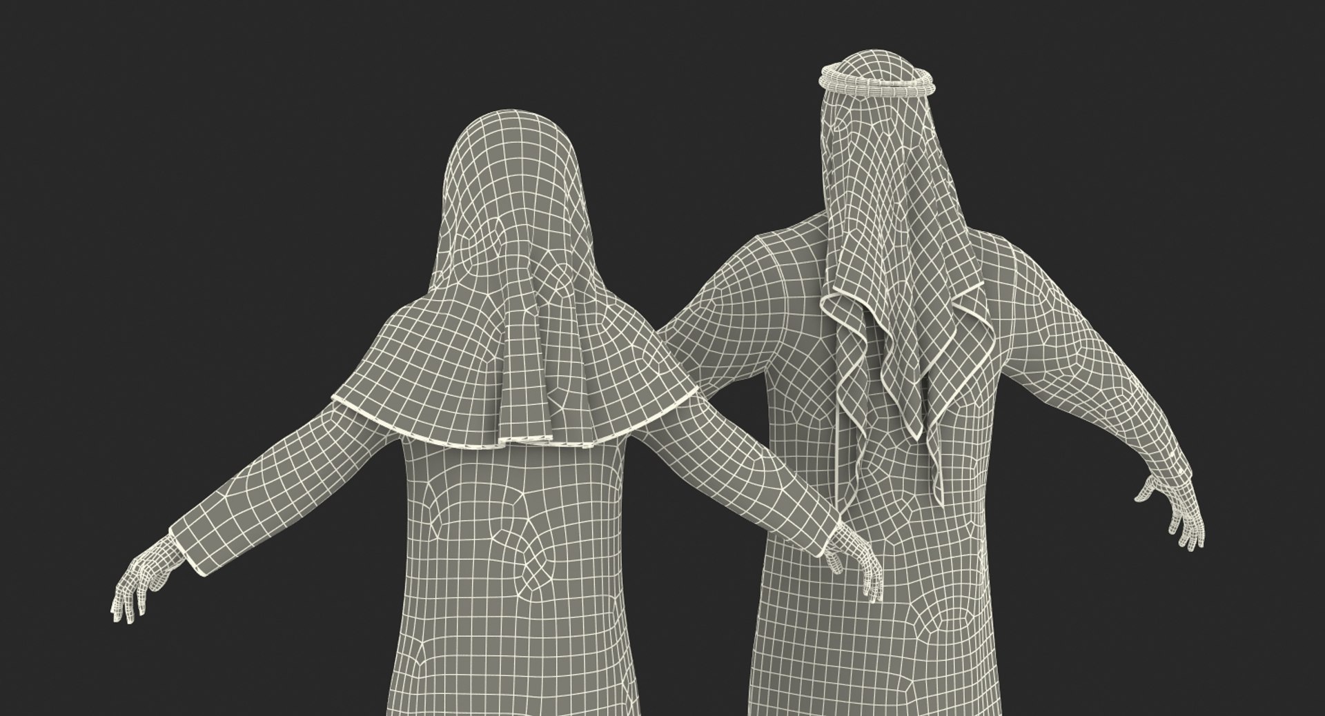 3D arab people model - TurboSquid 1193616