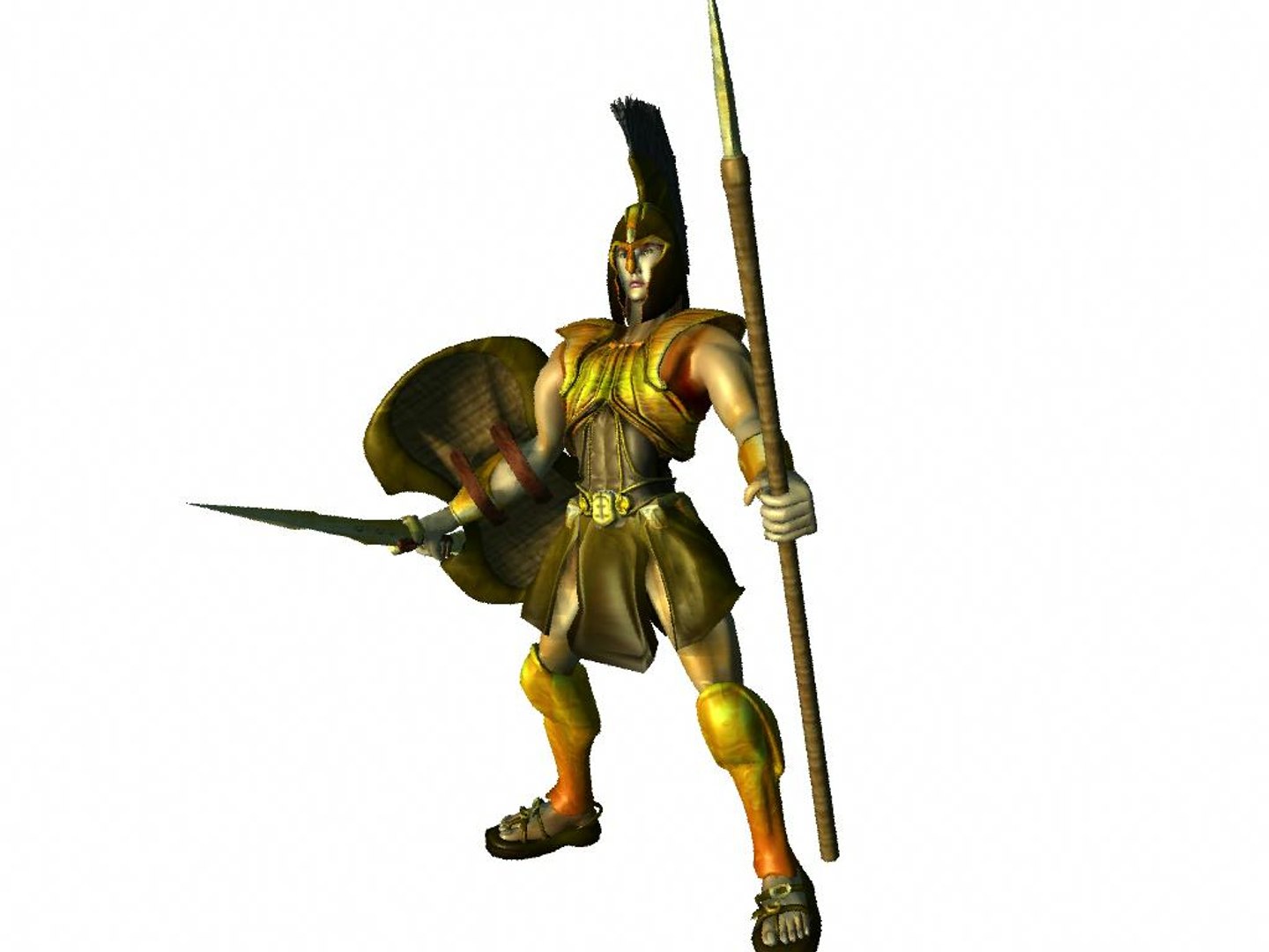 Achilles Trojan War 3d Model