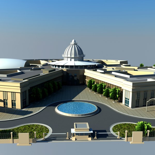 University 3D Models for Download | TurboSquid