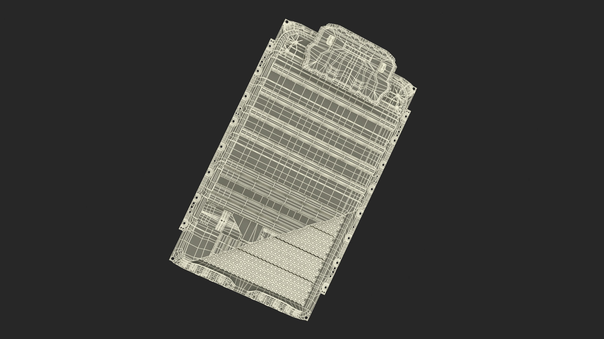 Tesla Cybertruck Battery Pack In Section 3D - TurboSquid 2246234