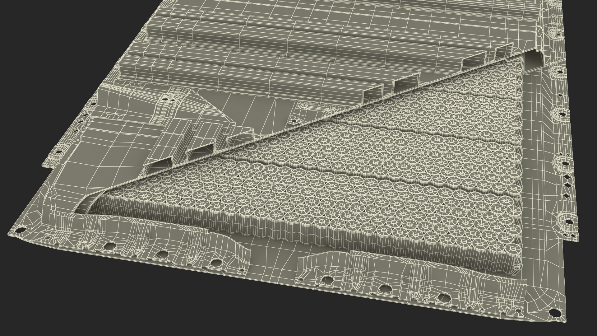 Tesla Cybertruck Battery Pack In Section 3D - TurboSquid 2246234