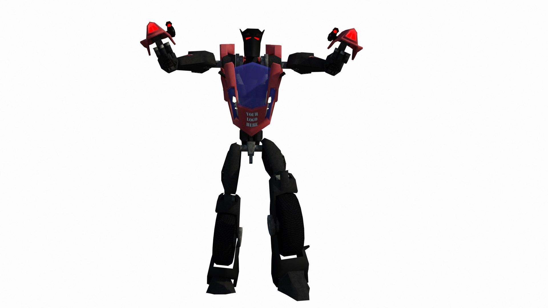 modelo 3d Panther Bike Robot to Motorcycle Converter - TurboSquid 1991630