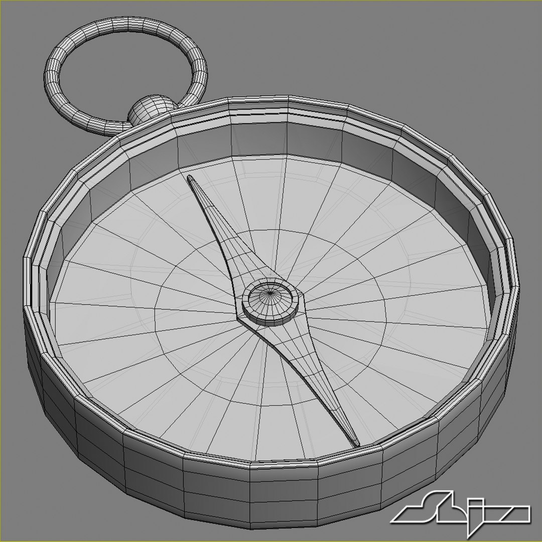Compass Modeled 3d 3ds