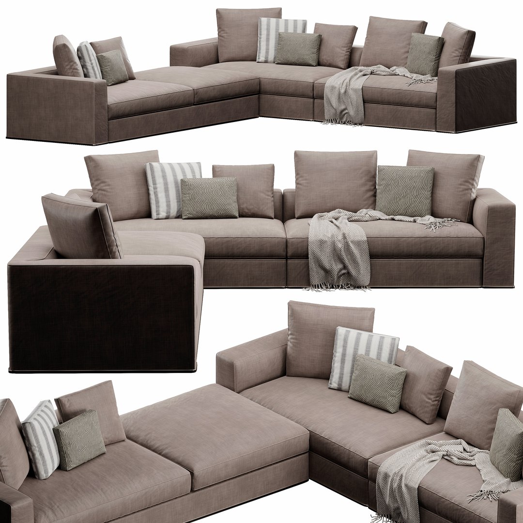 3D Minotti Powell model - TurboSquid 2155935