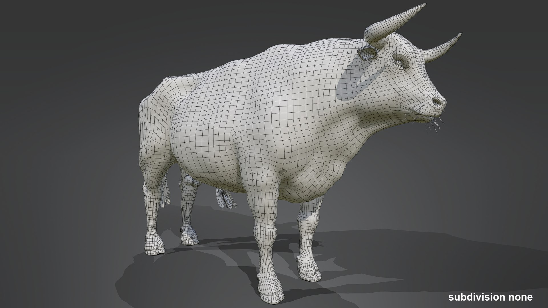 Bull pbr animation model - TurboSquid 1507816