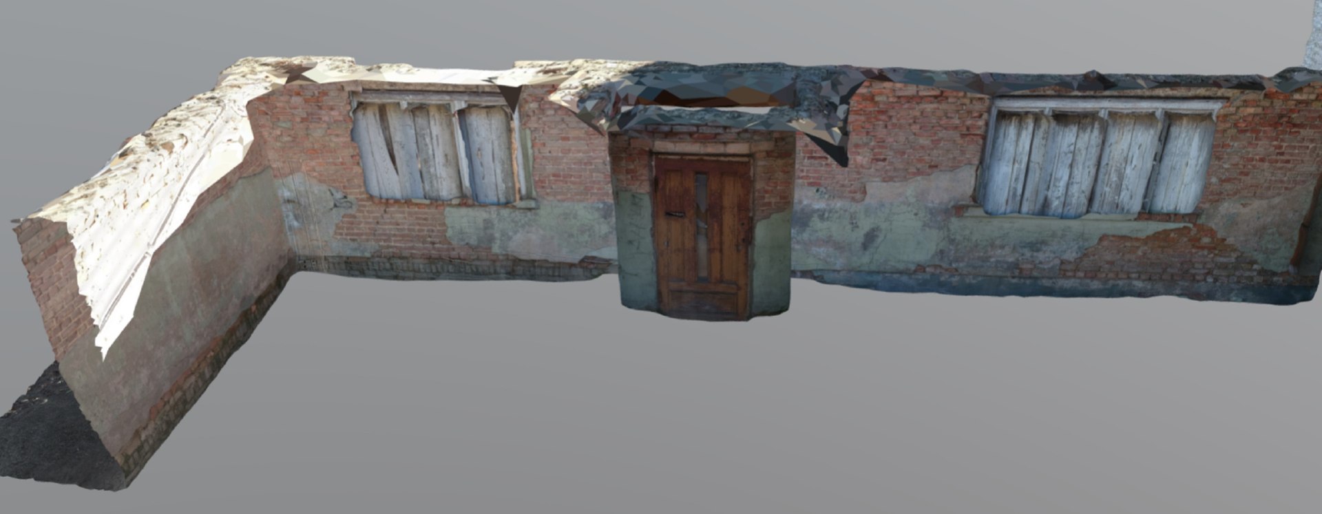 Old wall 3D model - TurboSquid 1691822