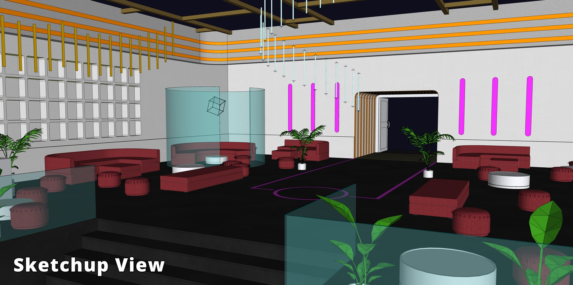 Metaverse Party Room 3D Model - TurboSquid 1873952