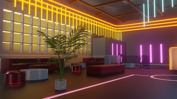 Metaverse Party Room 3D model - TurboSquid 1873952