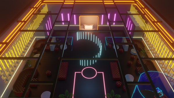 Metaverse Party Room 3D model - TurboSquid 1873952