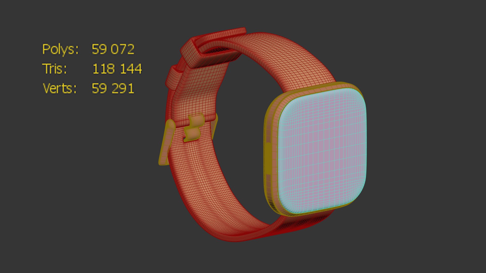 3D Fitbit Versa 2 Smartwatch Model - TurboSquid 1451424