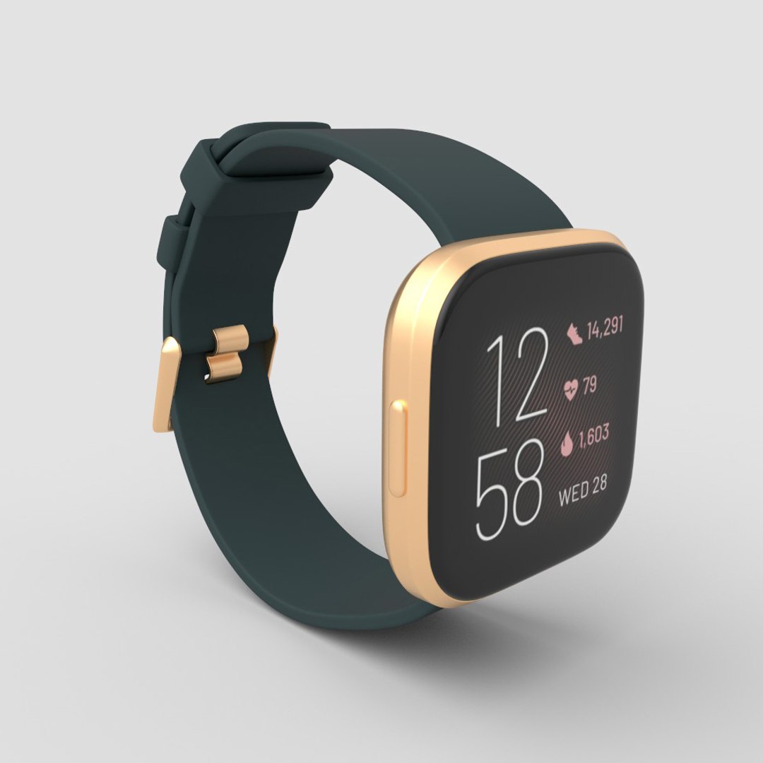 3D Fitbit Versa 2 Smartwatch Model - TurboSquid 1451424