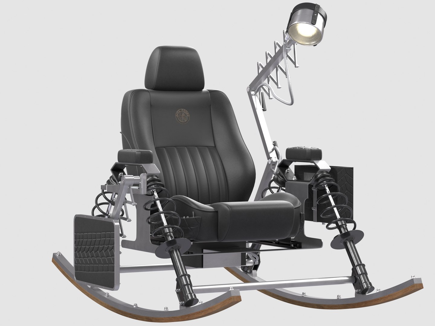 3D model DONDOLO rocking chair Enrico Marone Cinzano - TurboSquid 1730386