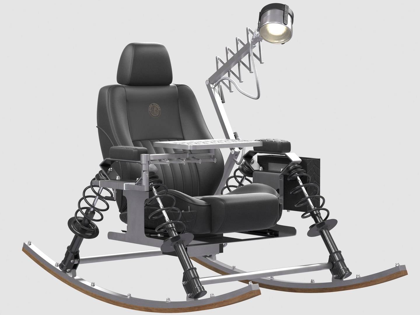 3D model DONDOLO rocking chair Enrico Marone Cinzano - TurboSquid 1730386