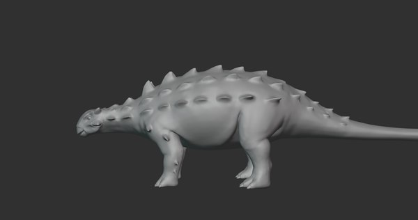 3D model Euoplocephalus Basemesh Low Poly - TurboSquid 1994090
