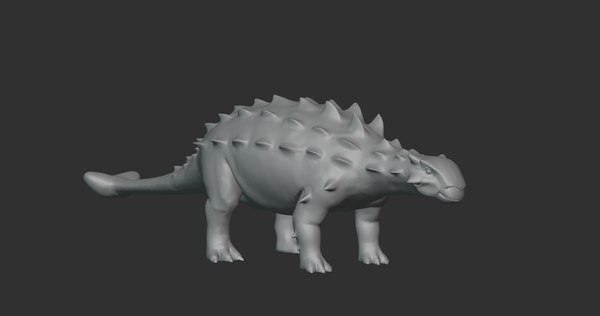 3D model Euoplocephalus Basemesh Low Poly - TurboSquid 1994090