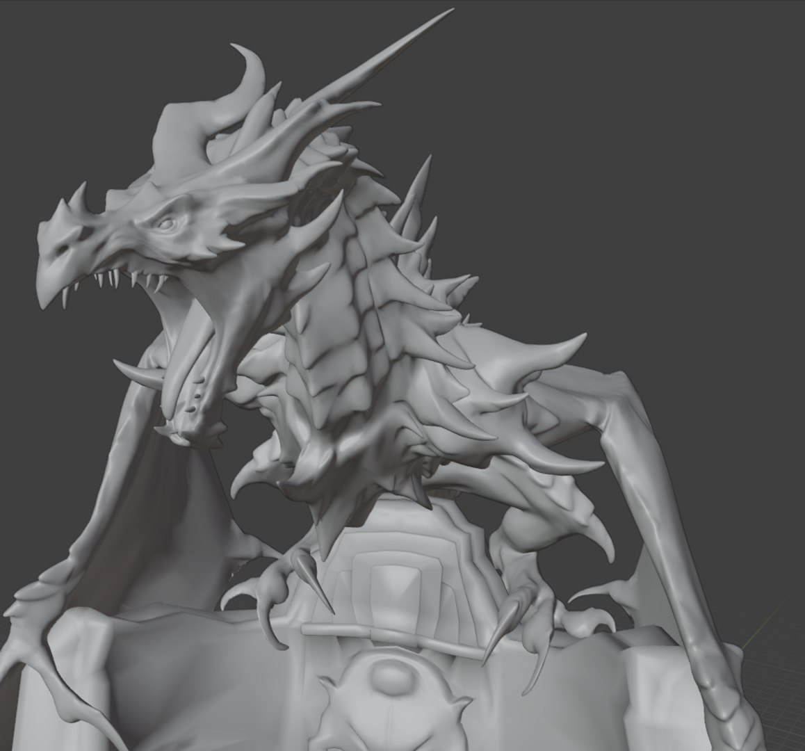 3D Skyrim Alduin Model - TurboSquid 2352324