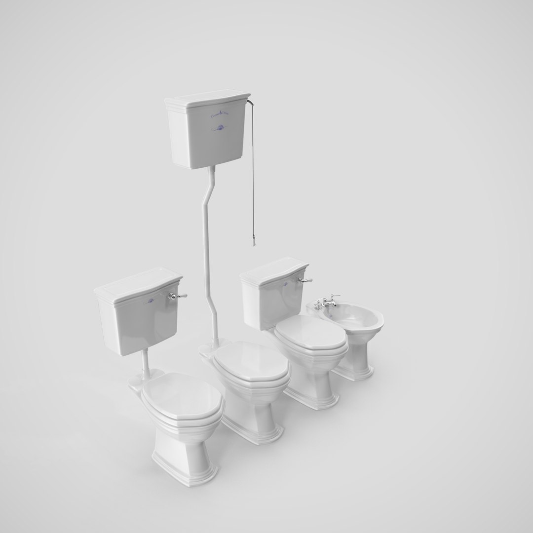 Devon Westminster Sanitary 3D Model - TurboSquid 1174111