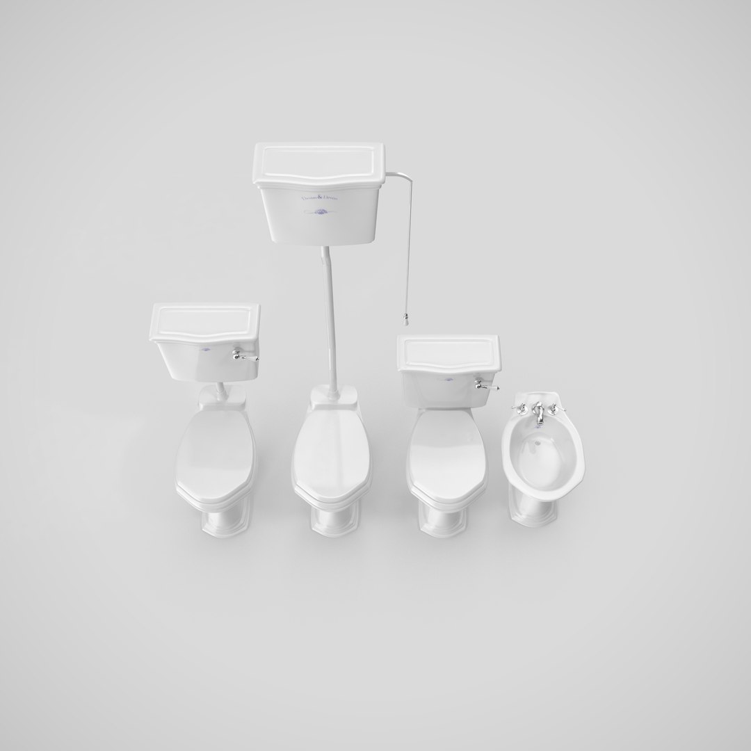 Devon Westminster Sanitary 3D Model - TurboSquid 1174111