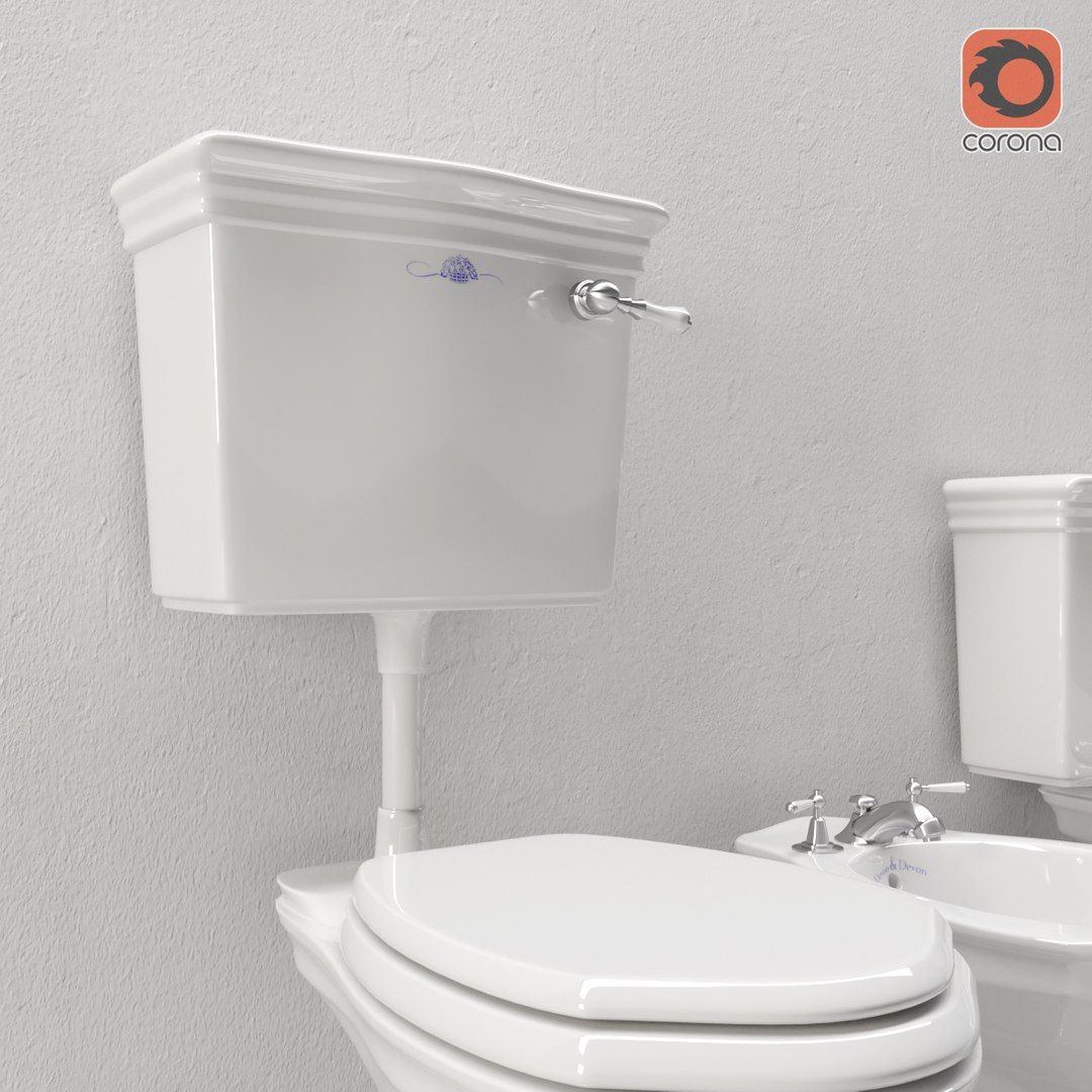 Devon Westminster Sanitary 3D Model - TurboSquid 1174111