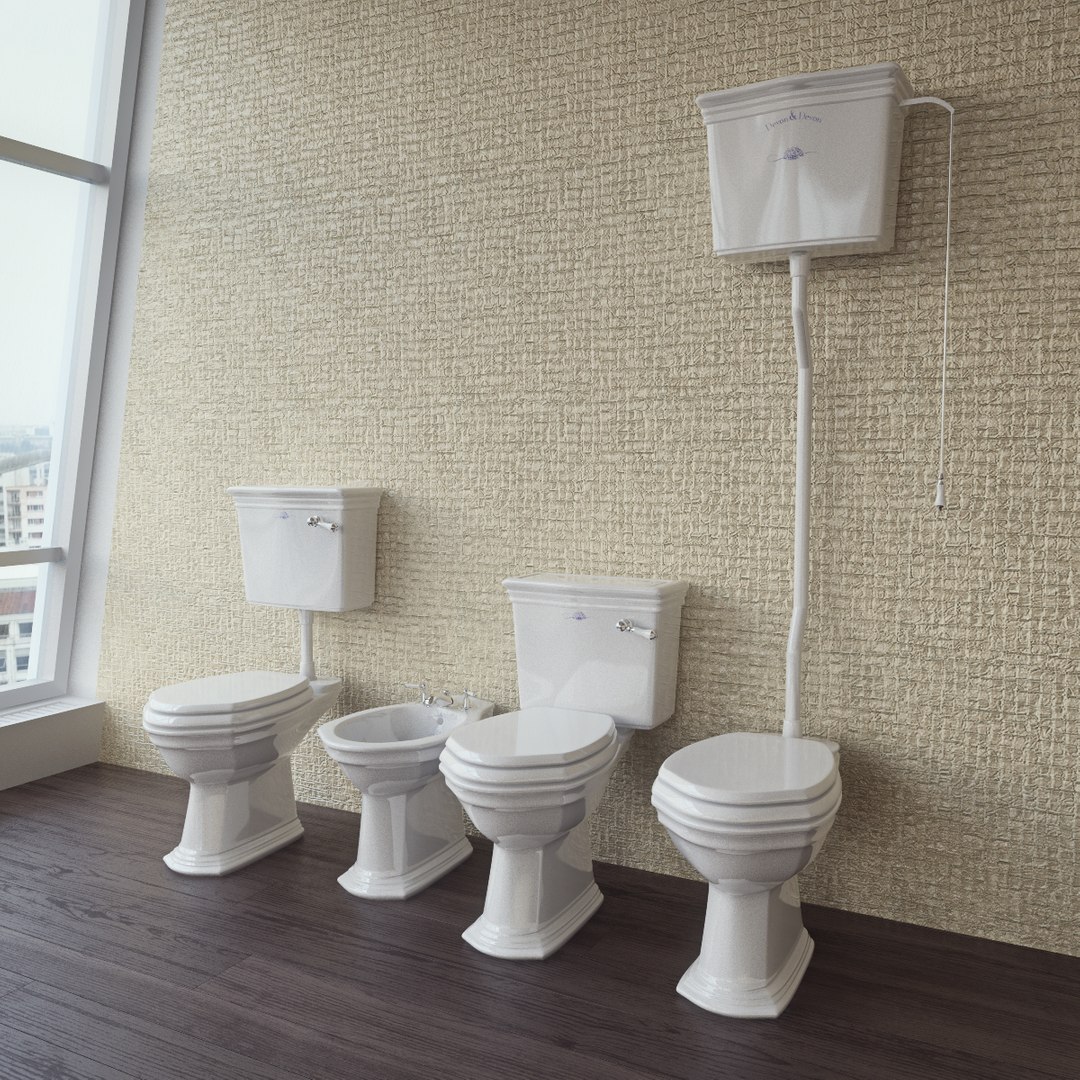 Devon Westminster Sanitary 3D Model - TurboSquid 1174111