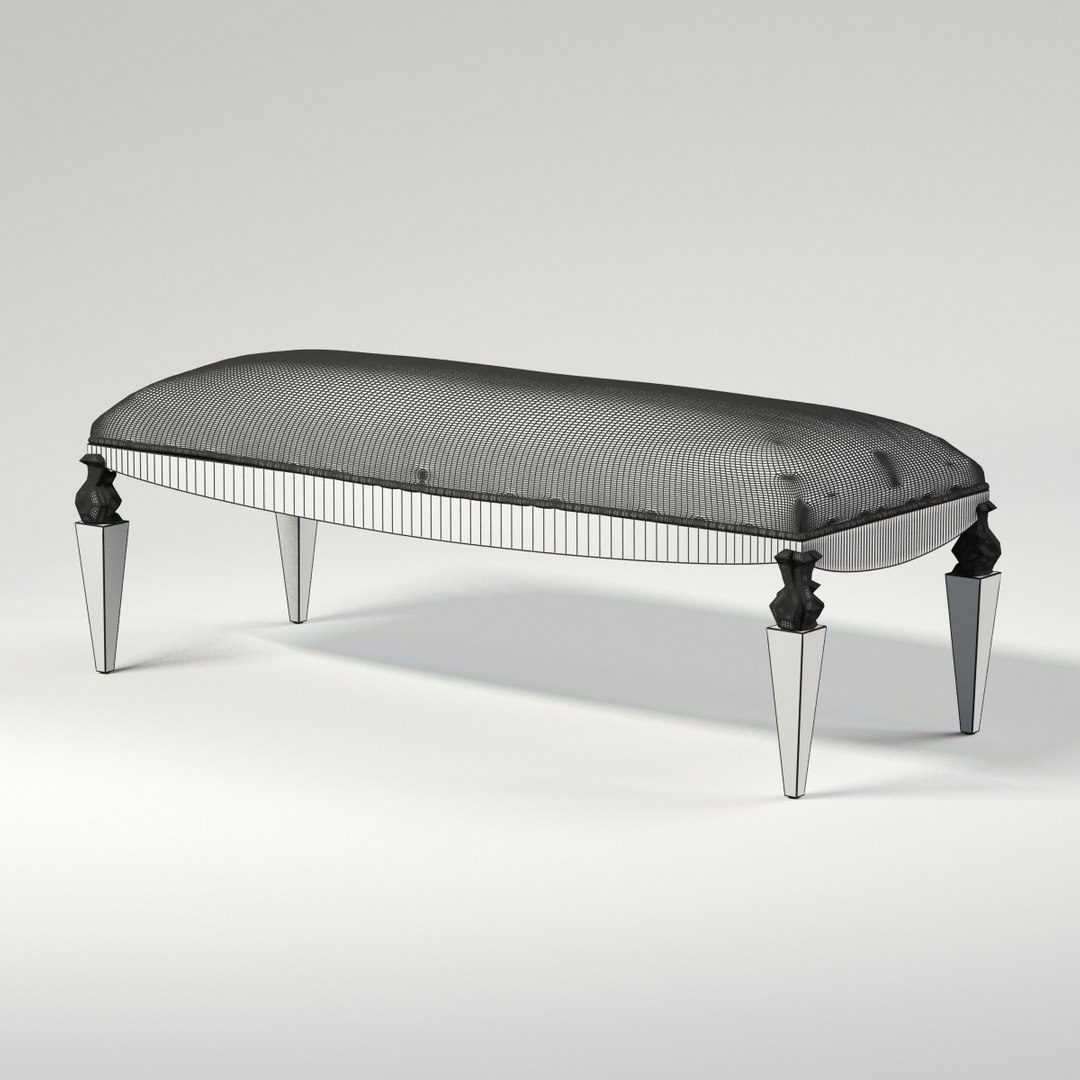 3d Christopher Nugget Bench Model