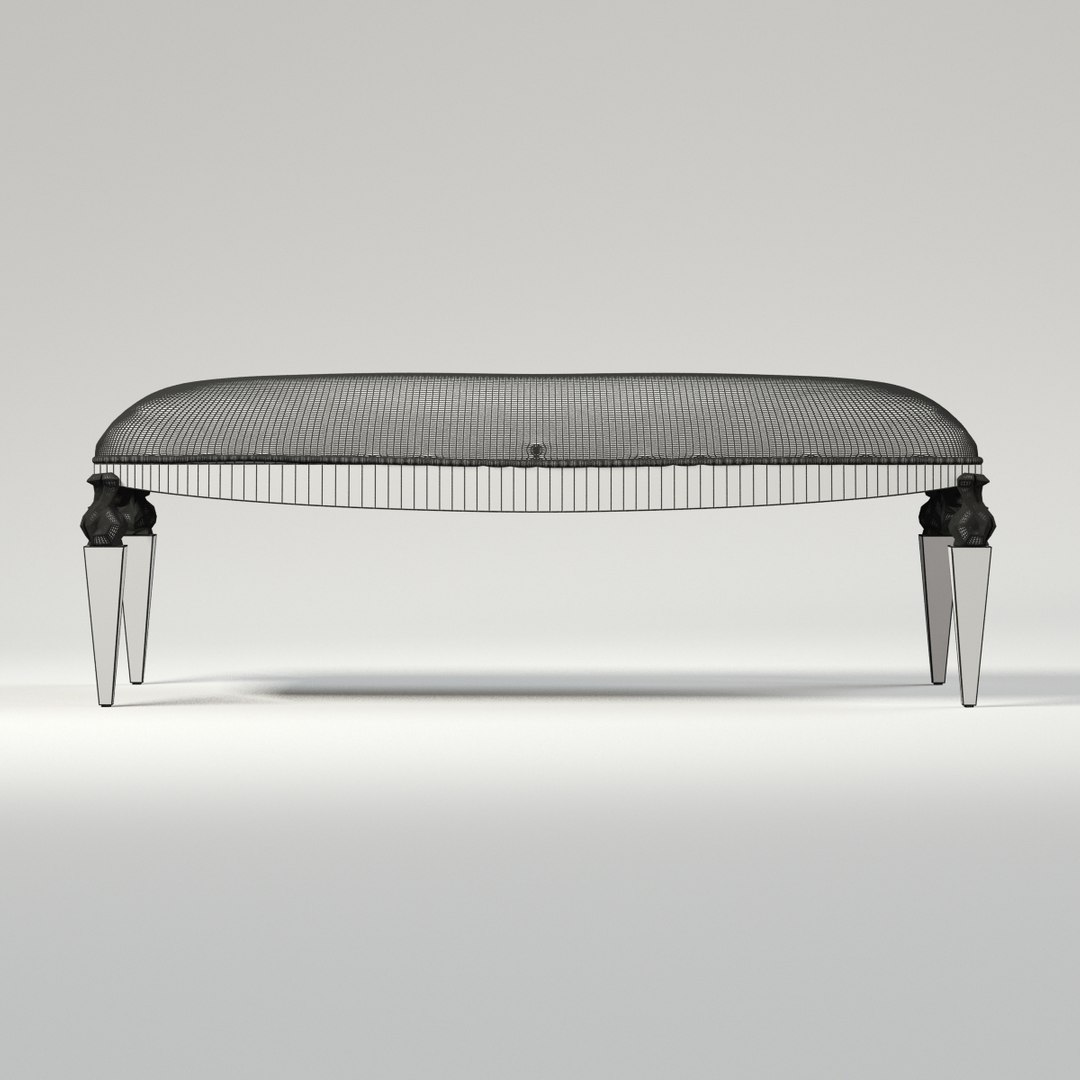 3d Christopher Nugget Bench Model