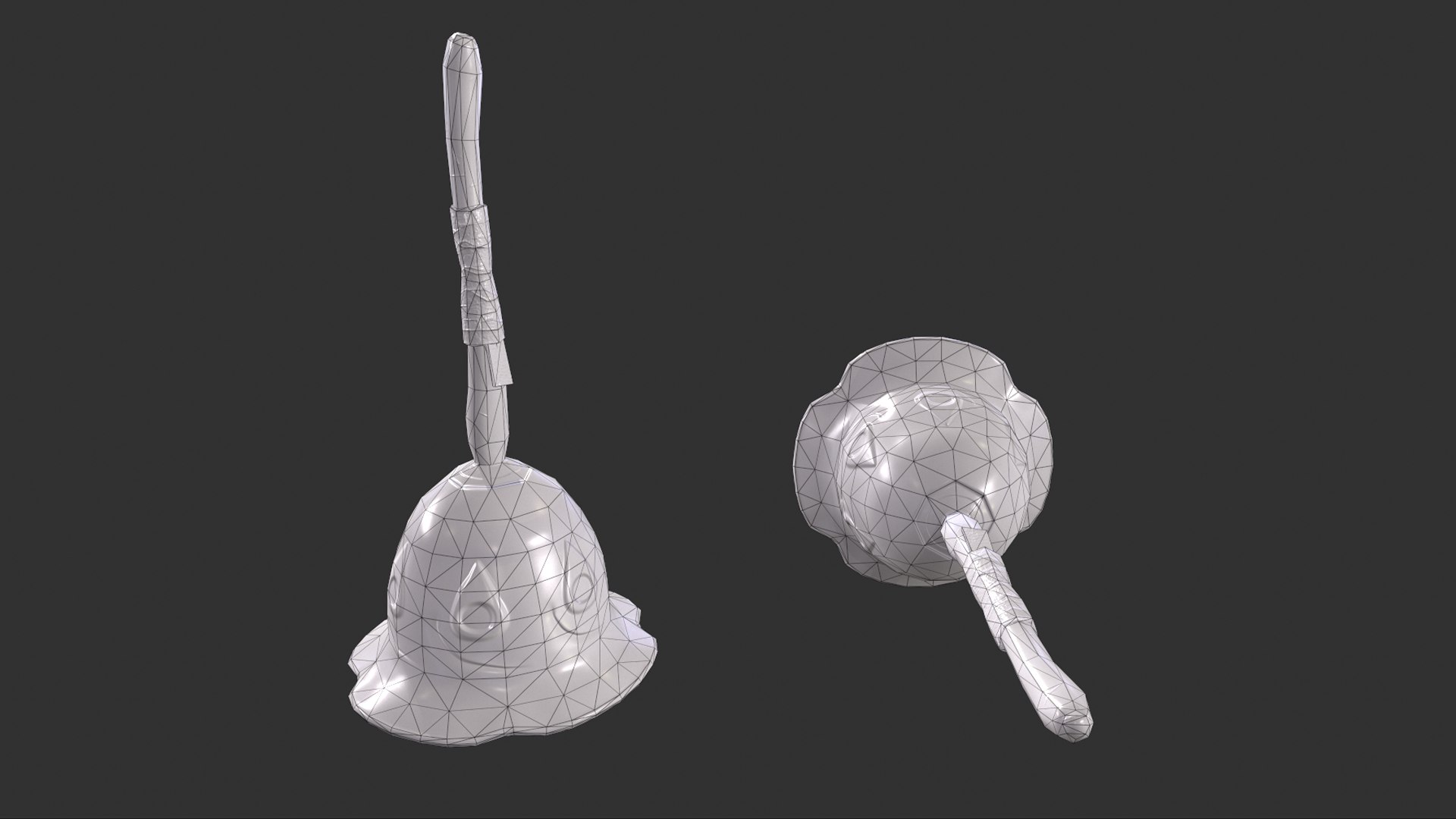 3D Hand Bell - TurboSquid 1727724