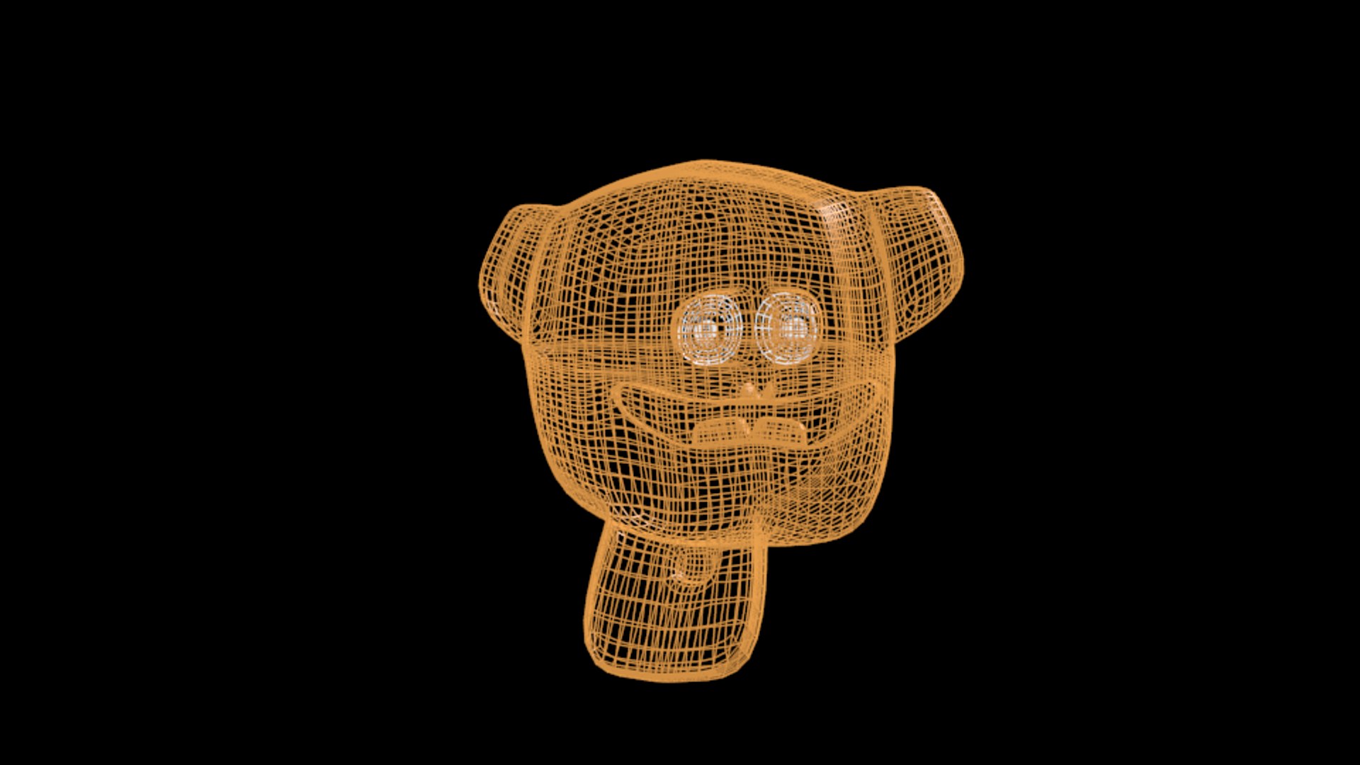 Simple Cartoon Head 3d Model