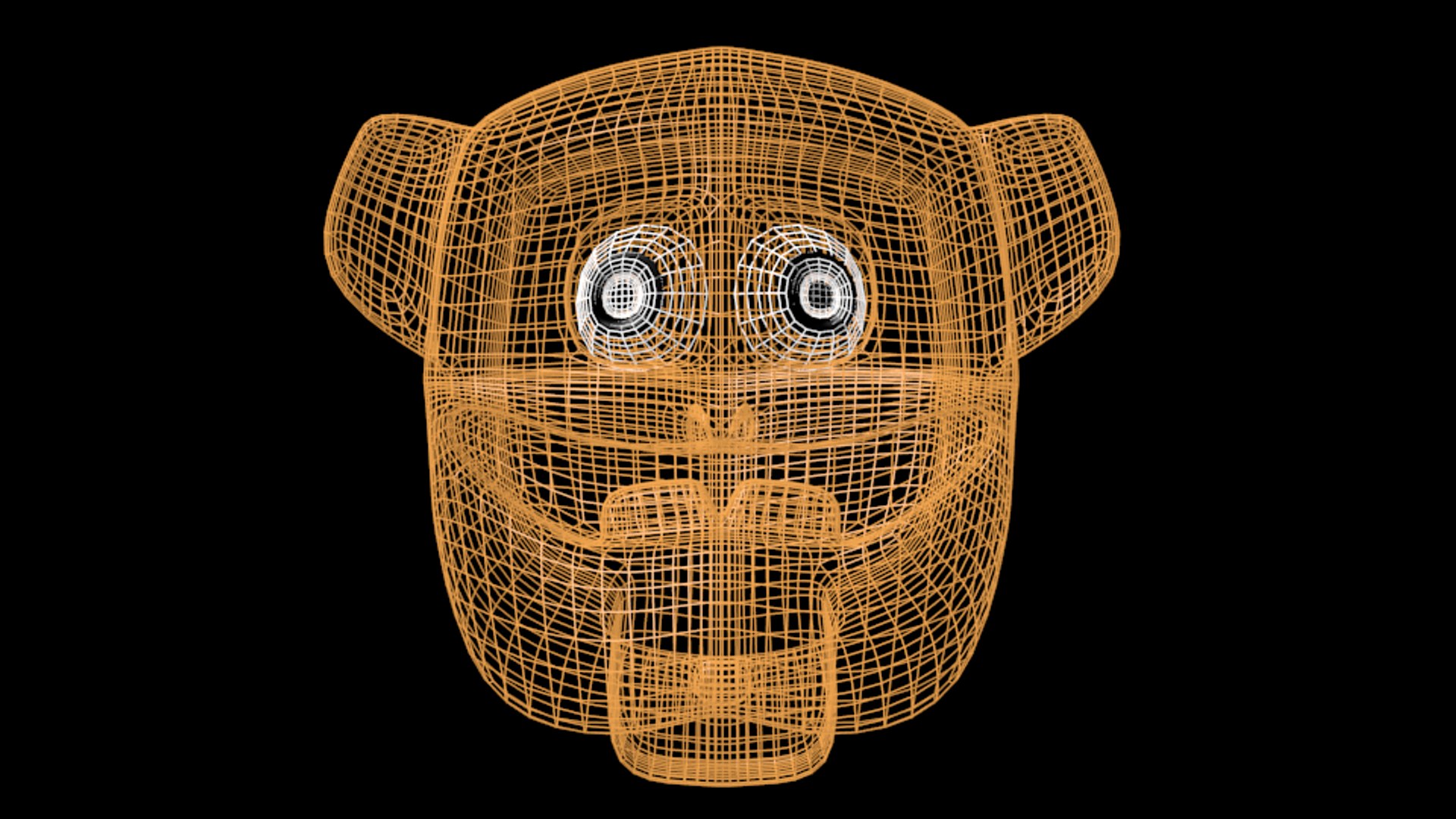 Simple Cartoon Head 3d Model