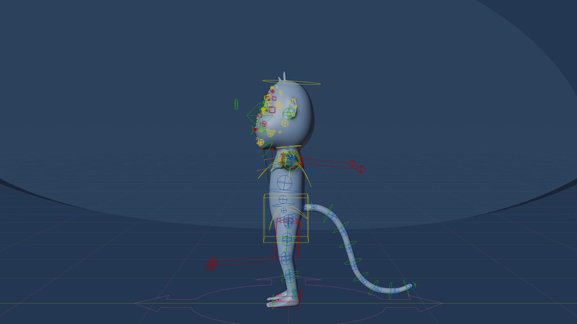 Monkey 3D Cartoon Rigged Model - Blender 3D Model - TurboSquid 2222045