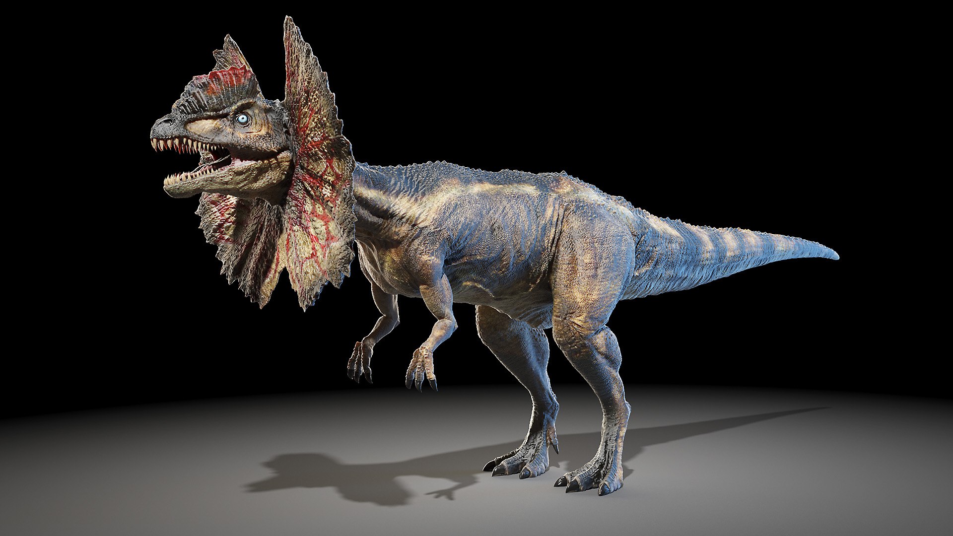3D Dilophosaurus Model - TurboSquid 1647438