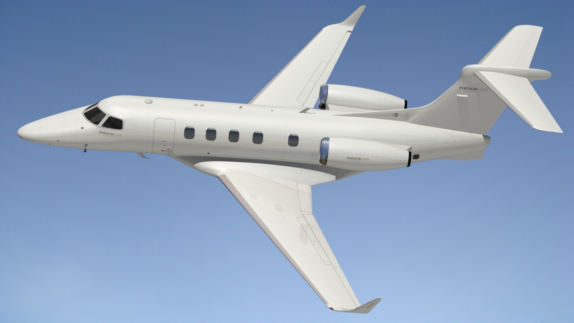 3D Model Phenom 300 White Livery - TurboSquid 1994249