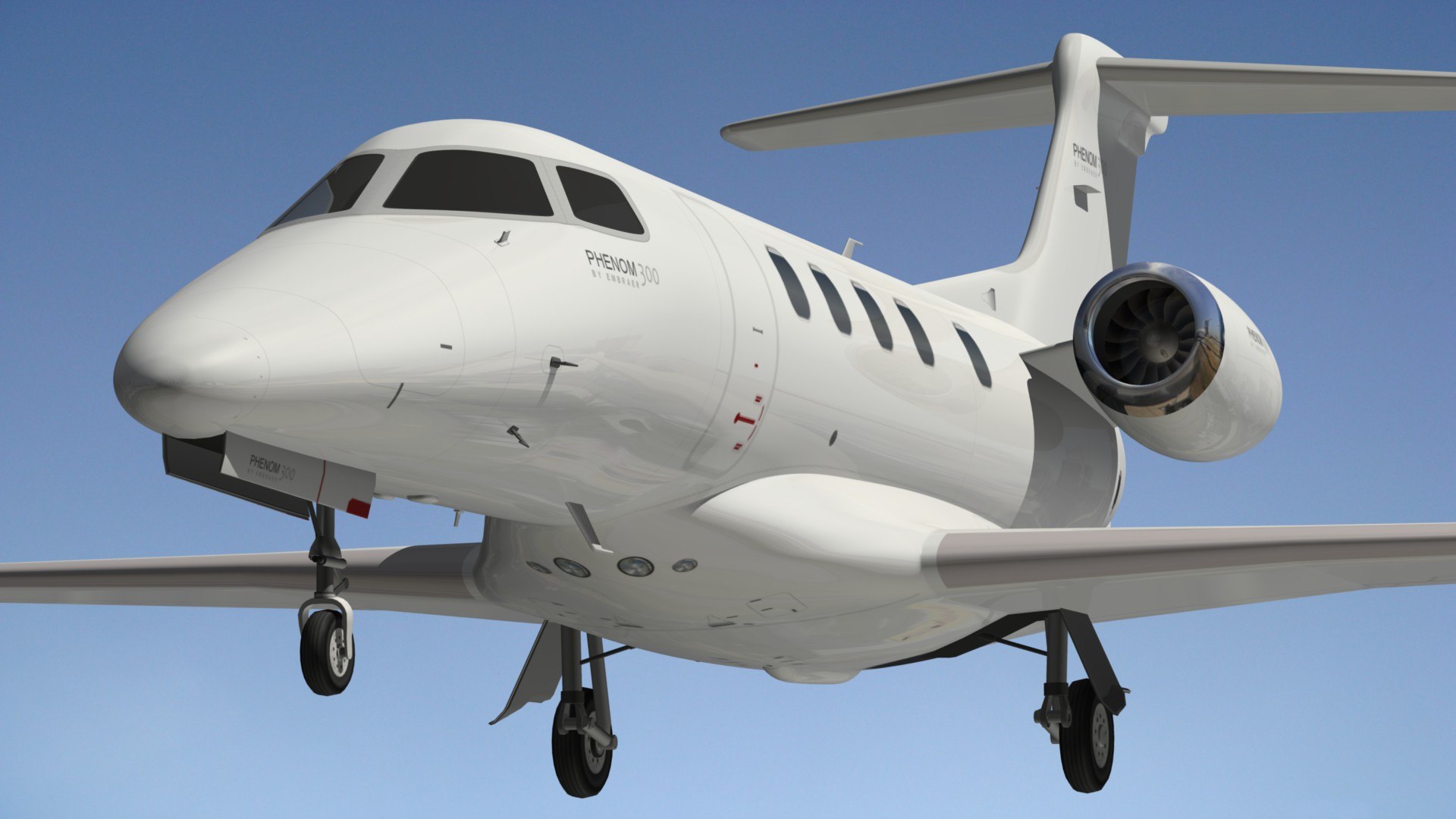 3D Model Phenom 300 White Livery - TurboSquid 1994249