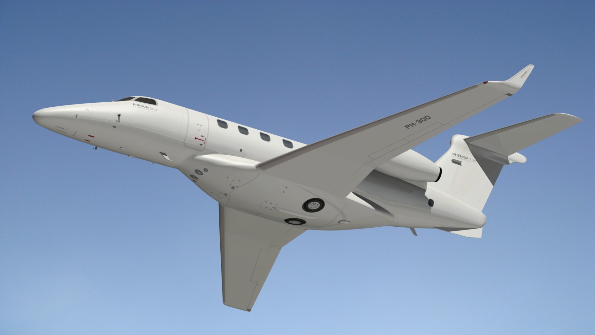 3D Model Phenom 300 White Livery - TurboSquid 1994249