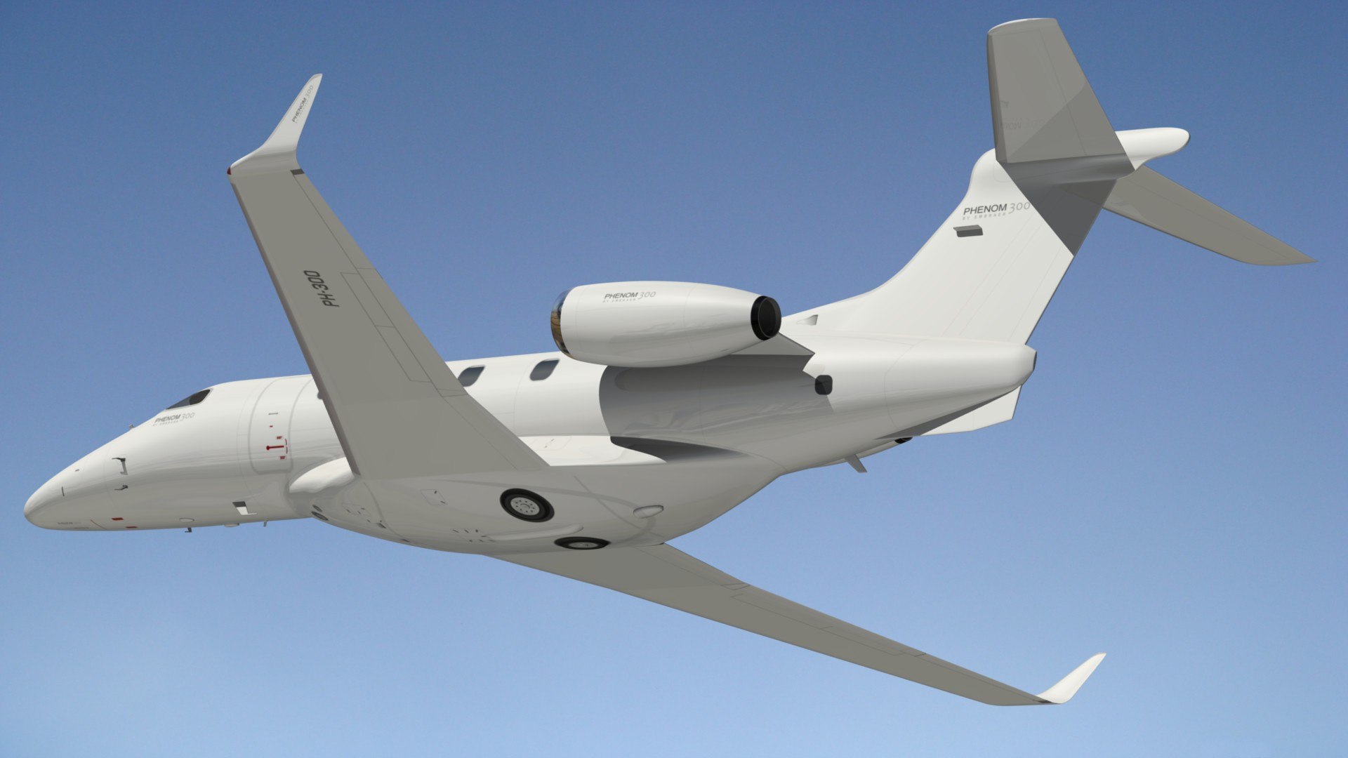 3D Model Phenom 300 White Livery - TurboSquid 1994249
