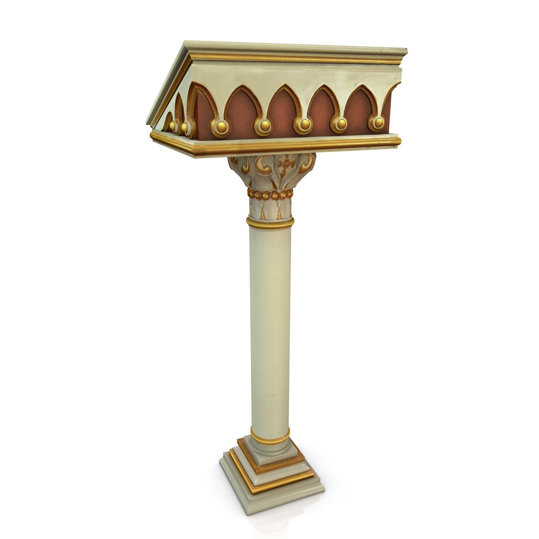 3d Model Church Lectern