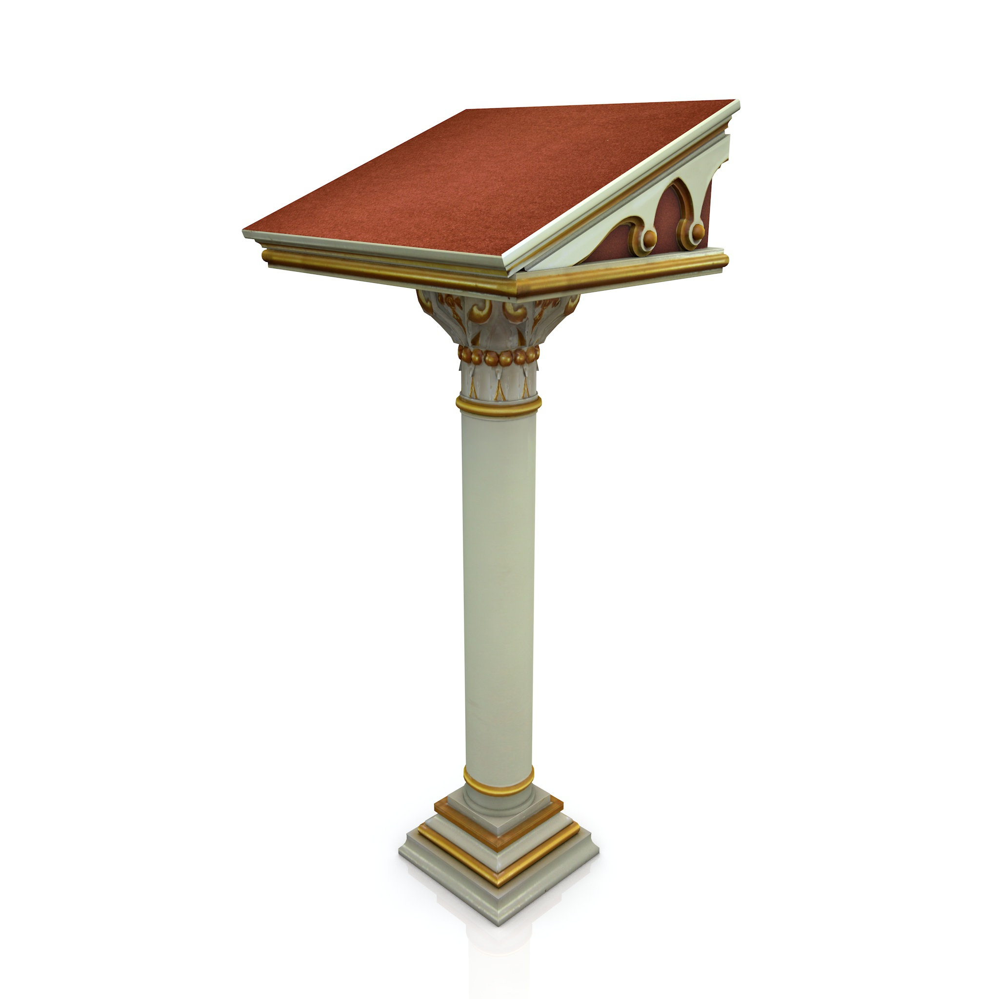 3d model church lectern
