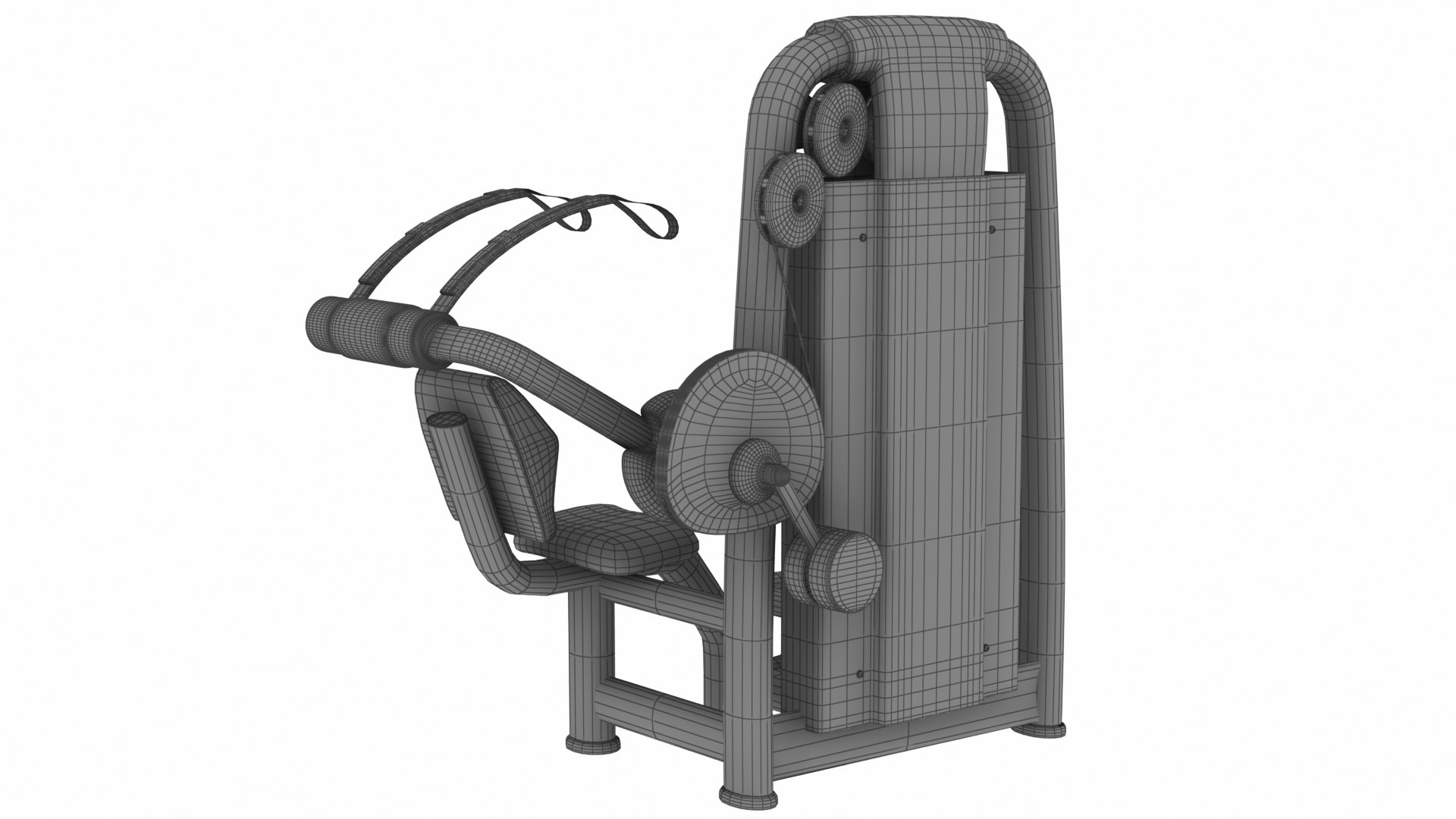 3D Model Abdominal Crunch GYM Machine - TurboSquid 1923243