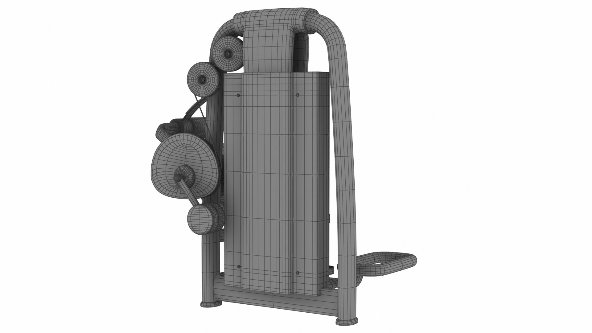 3D Model Abdominal Crunch GYM Machine - TurboSquid 1923243
