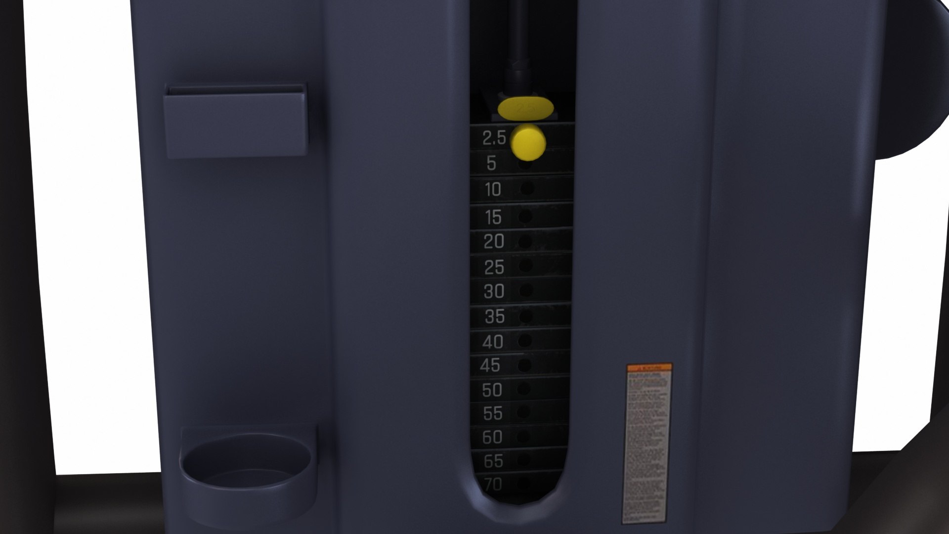 3D Model Abdominal Crunch GYM Machine - TurboSquid 1923243